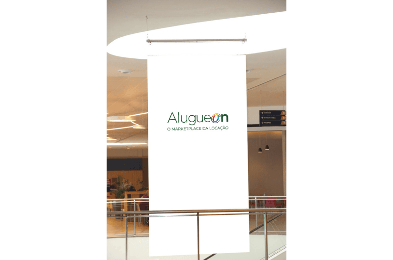 Mega Banner - Destaque em Mídia no Camará Shopping